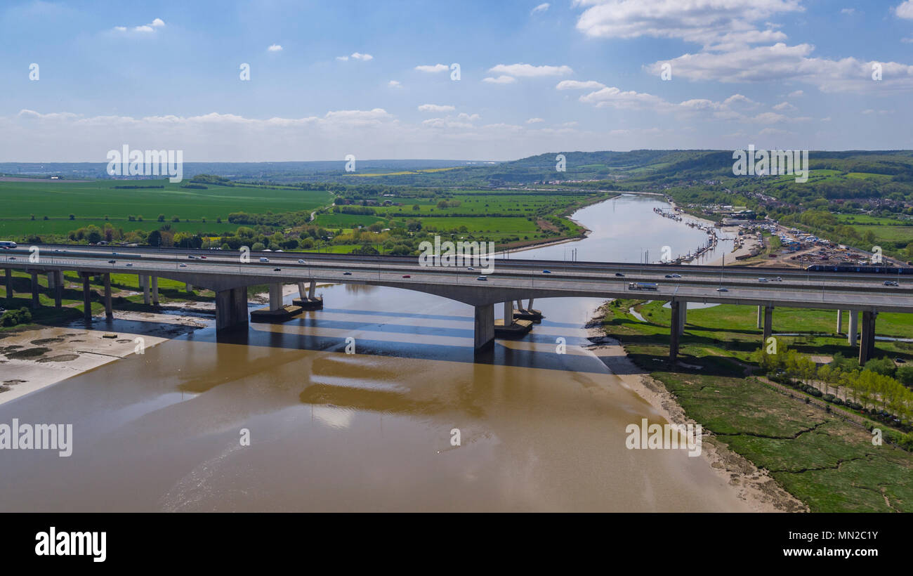 Medway Bridge, Strood, Kent, UK Stock Photo - Alamy