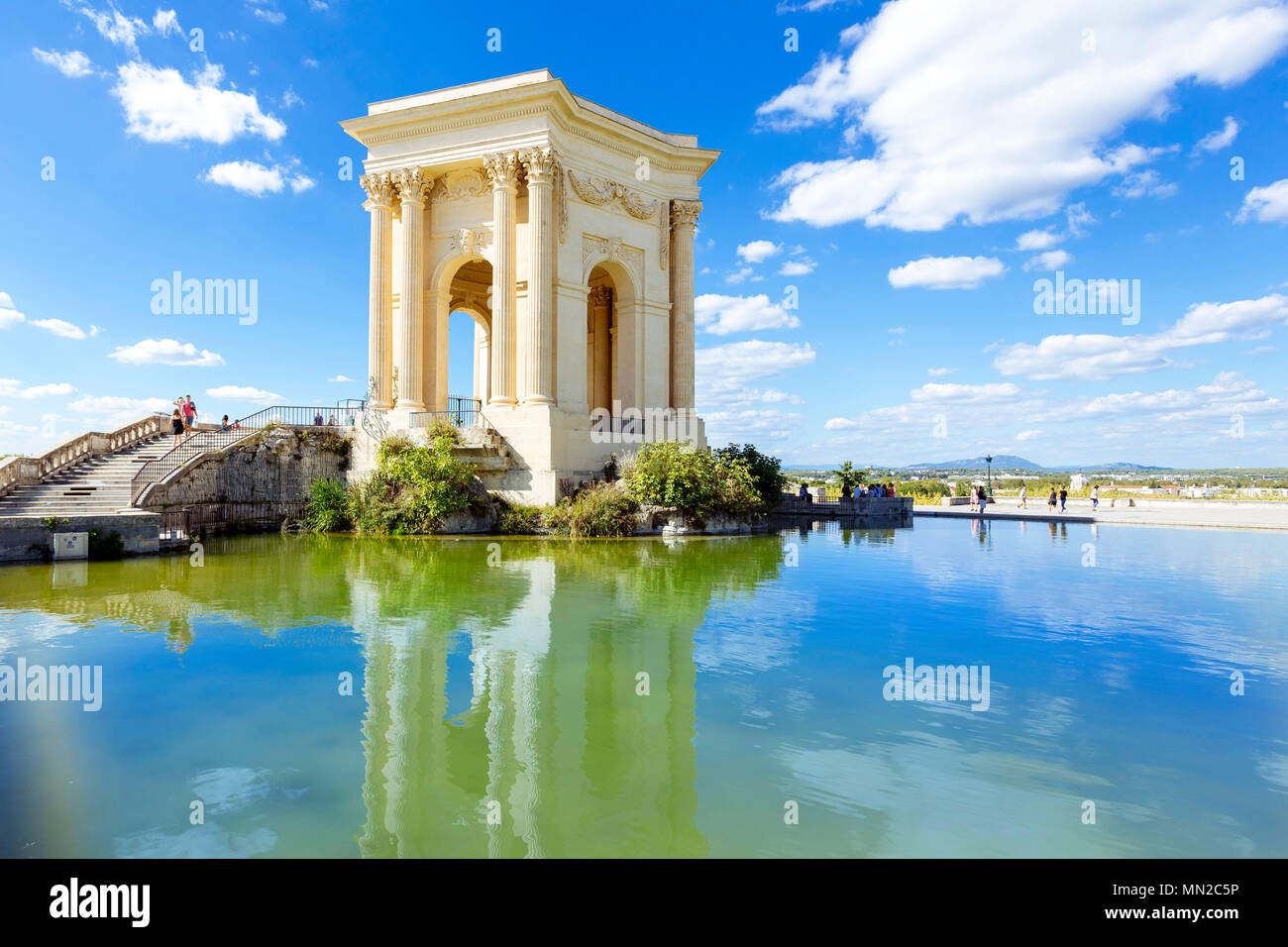 Montpellier (southern France): Promenade du Peyrou, "place royale Le ...