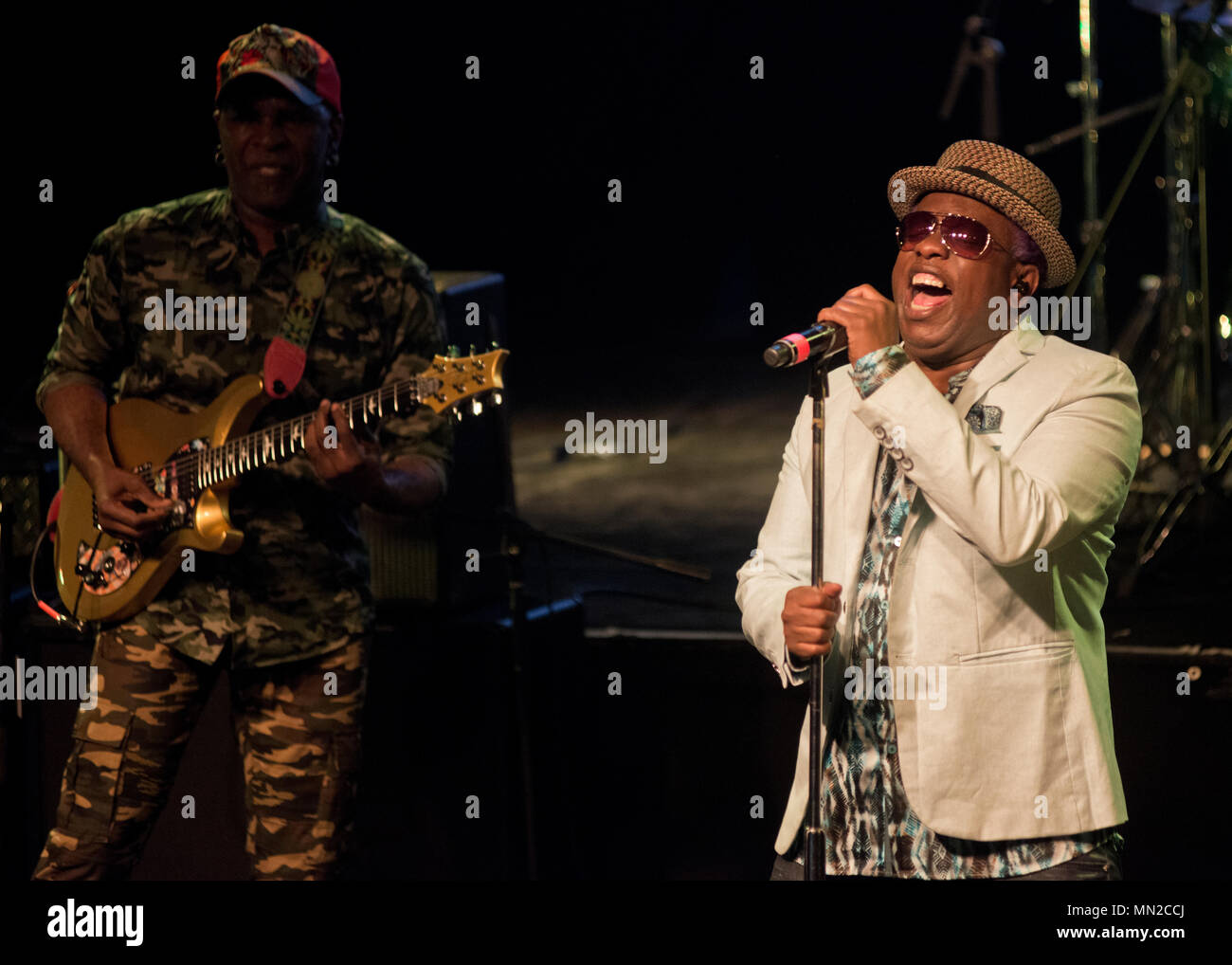 Corey Glover (voice) and Vernon Reid (guitar), from Living Colour Stock ...