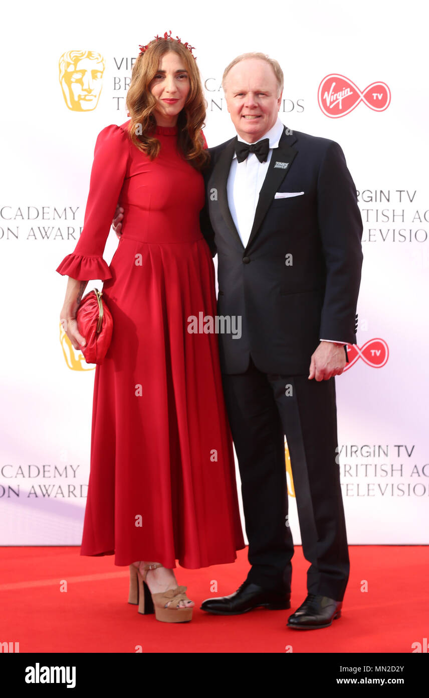 Clara Francis and Jason Watkins attending the Virgin TV British Academy ...
