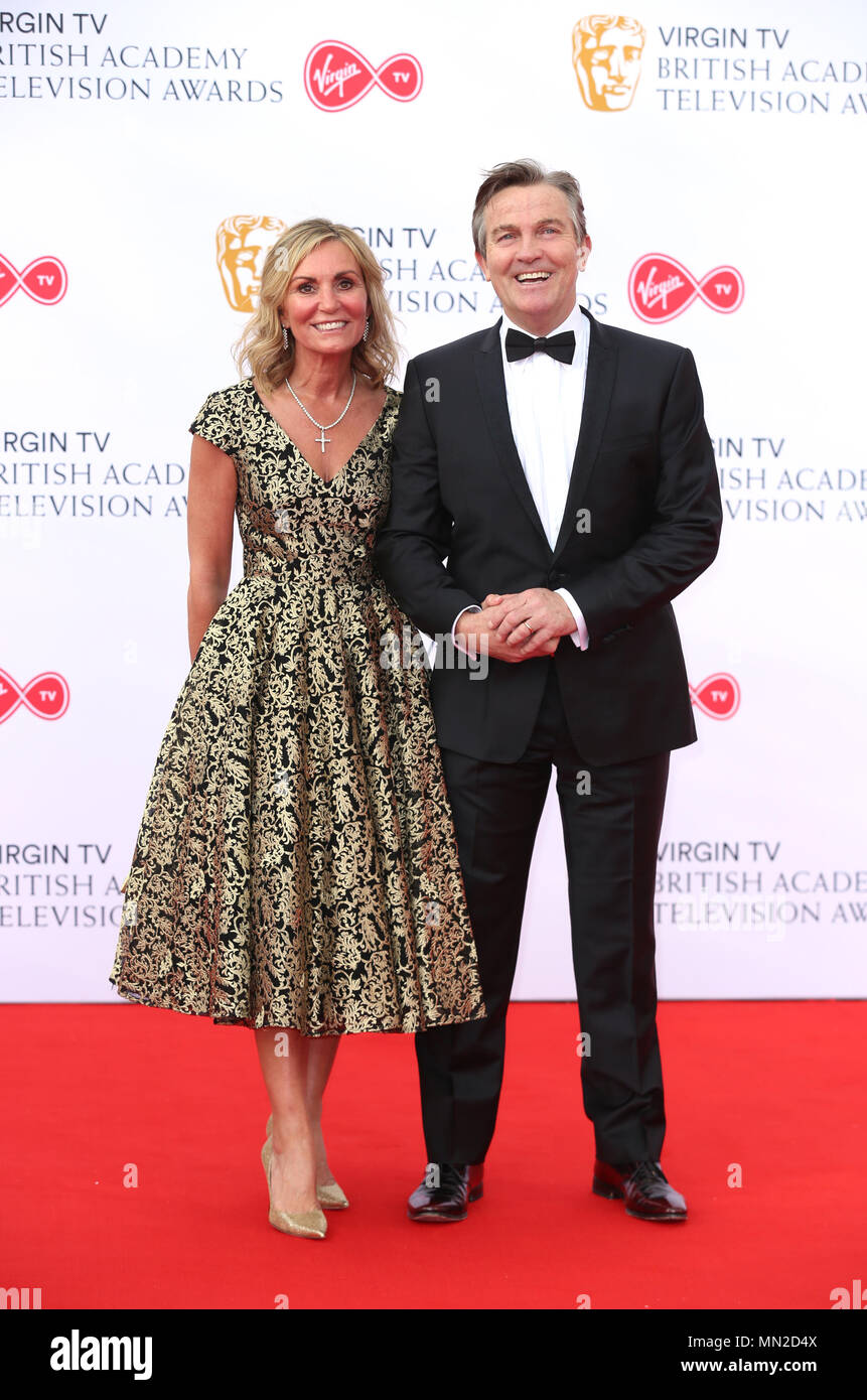 Donna Derby and Bradley Walsh attending the Virgin TV British Academy ...