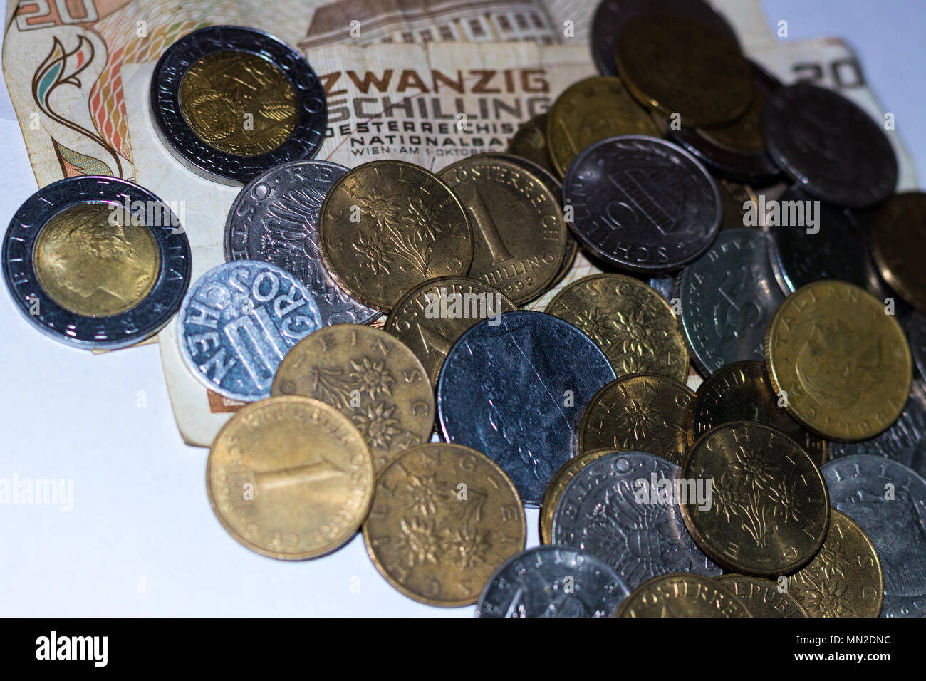 Austrian currency hi-res stock photography and images - Alamy