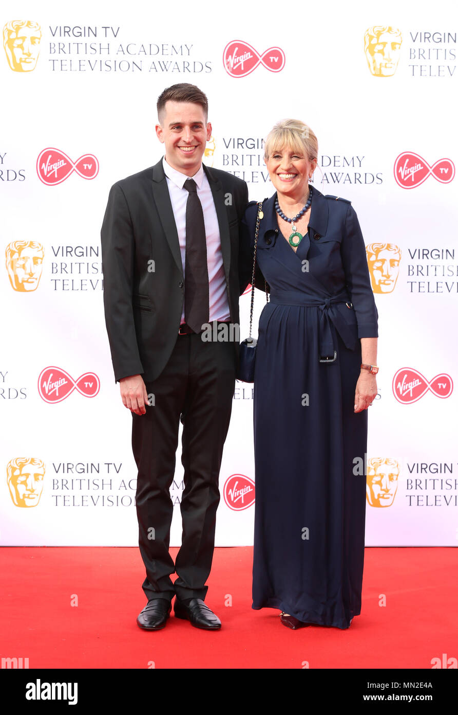 Jane Lush (right) and guest attending the Virgin TV British Academy ...