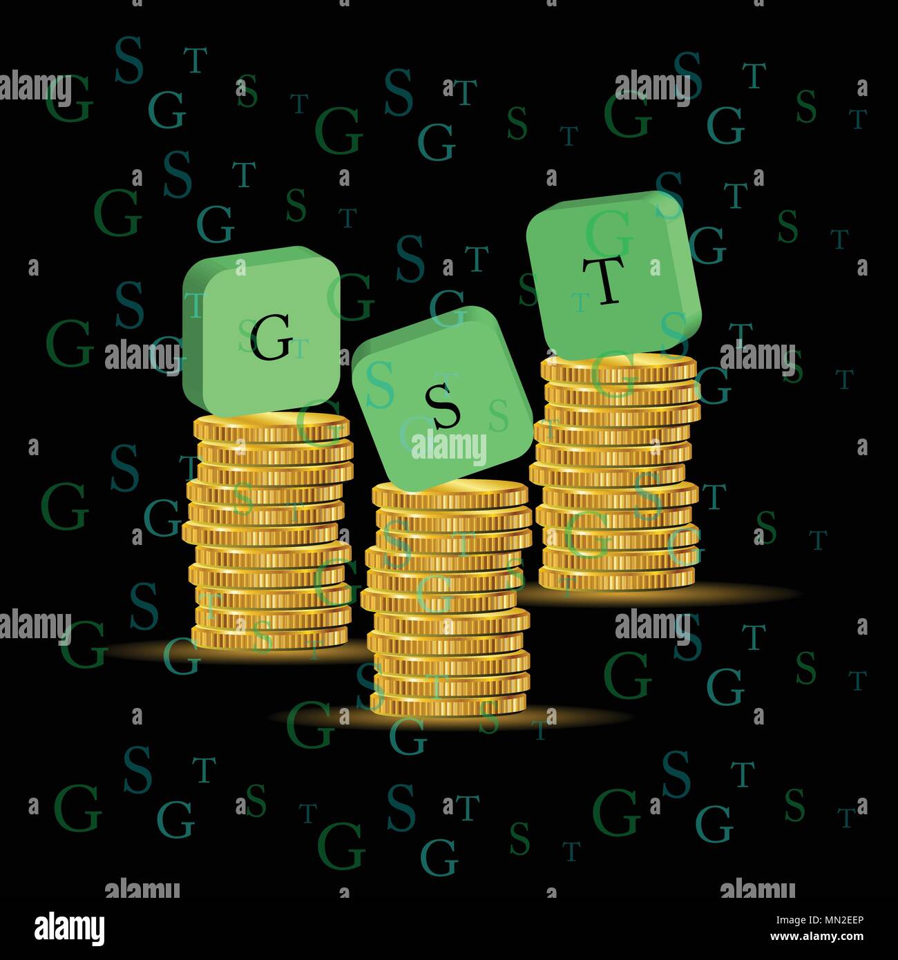 gst vector illustration Stock Vector Image & Art - Alamy