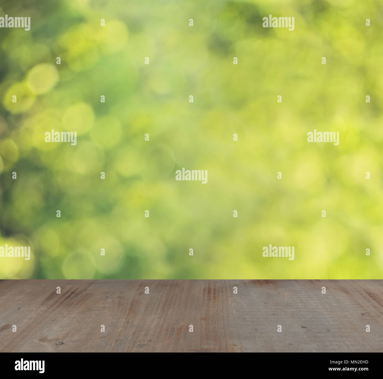 Soft Focus Summer Background with Abstract Green and Yellow Bokeh and ...