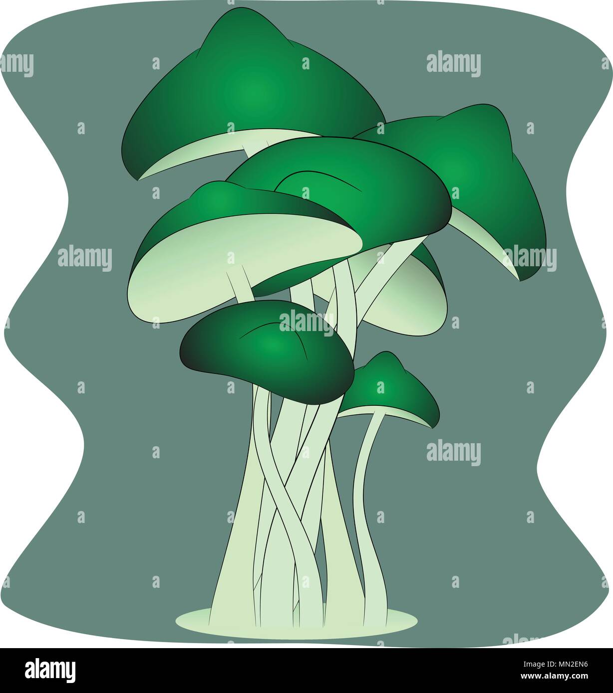 Fantasy mushrooms in cartoon hi-res stock photography and images - Alamy
