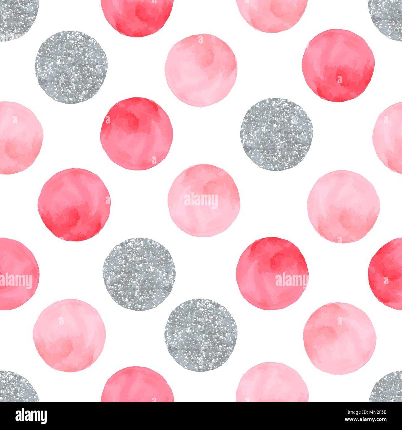 Pink watercolor dots hi-res stock photography and images - Alamy