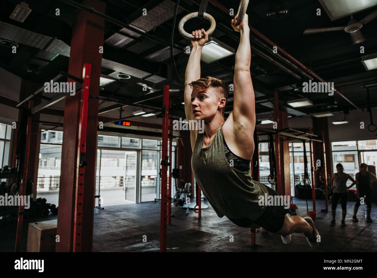 Female bodybuilder rings hi-res stock photography and images - Alamy