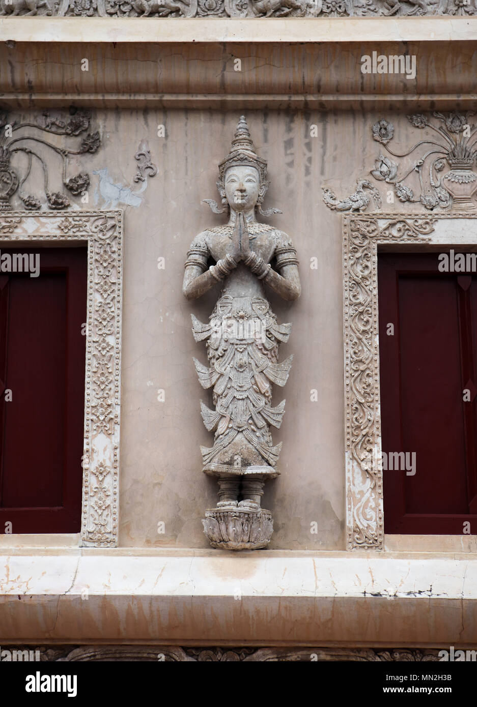 Thai Budda Statue in a temple of Chiang Mai, Thailand Stock Photo - Alamy