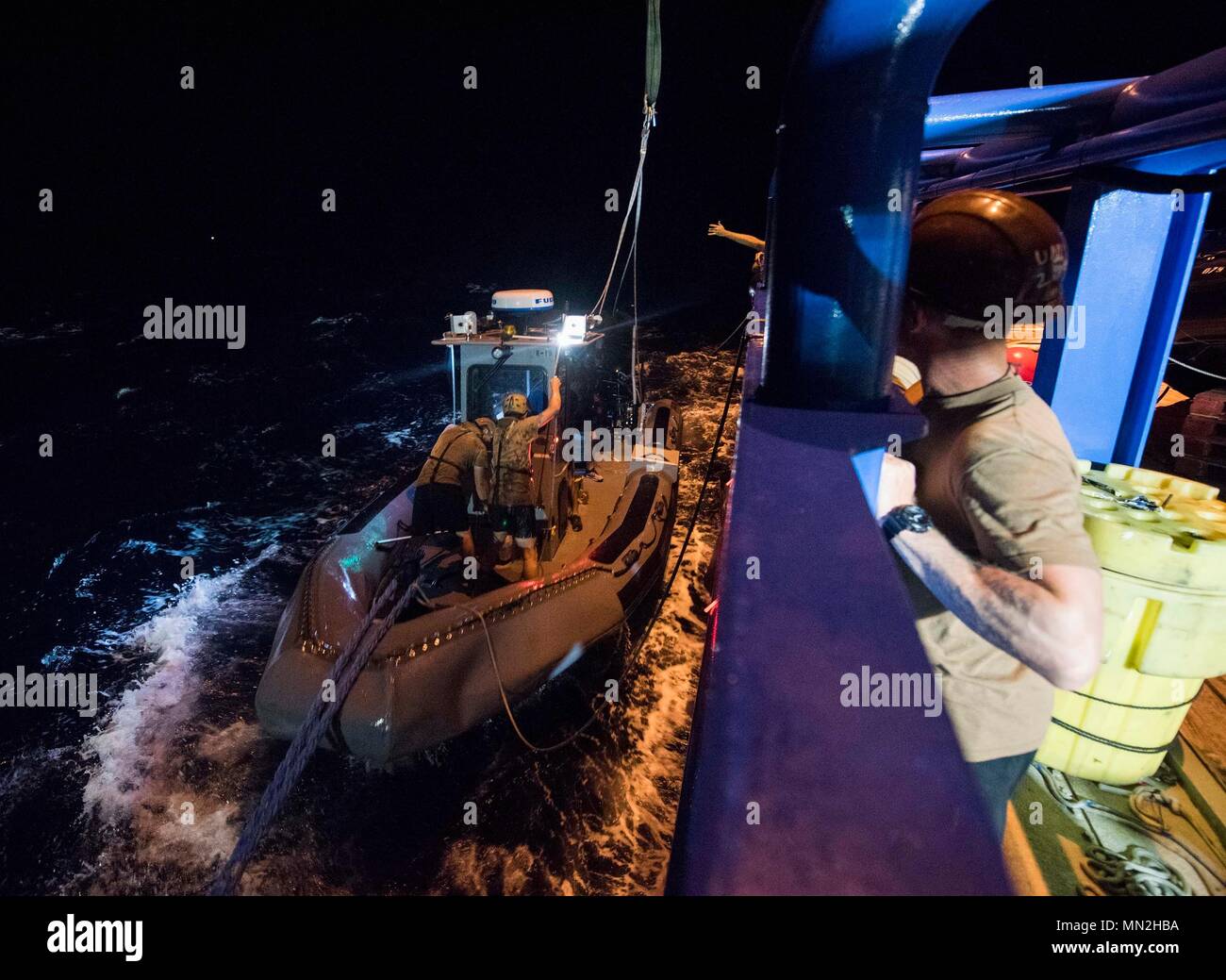Sailors from Explosive Ordnance Disposal Mobile Unit 2, Expeditionary ...