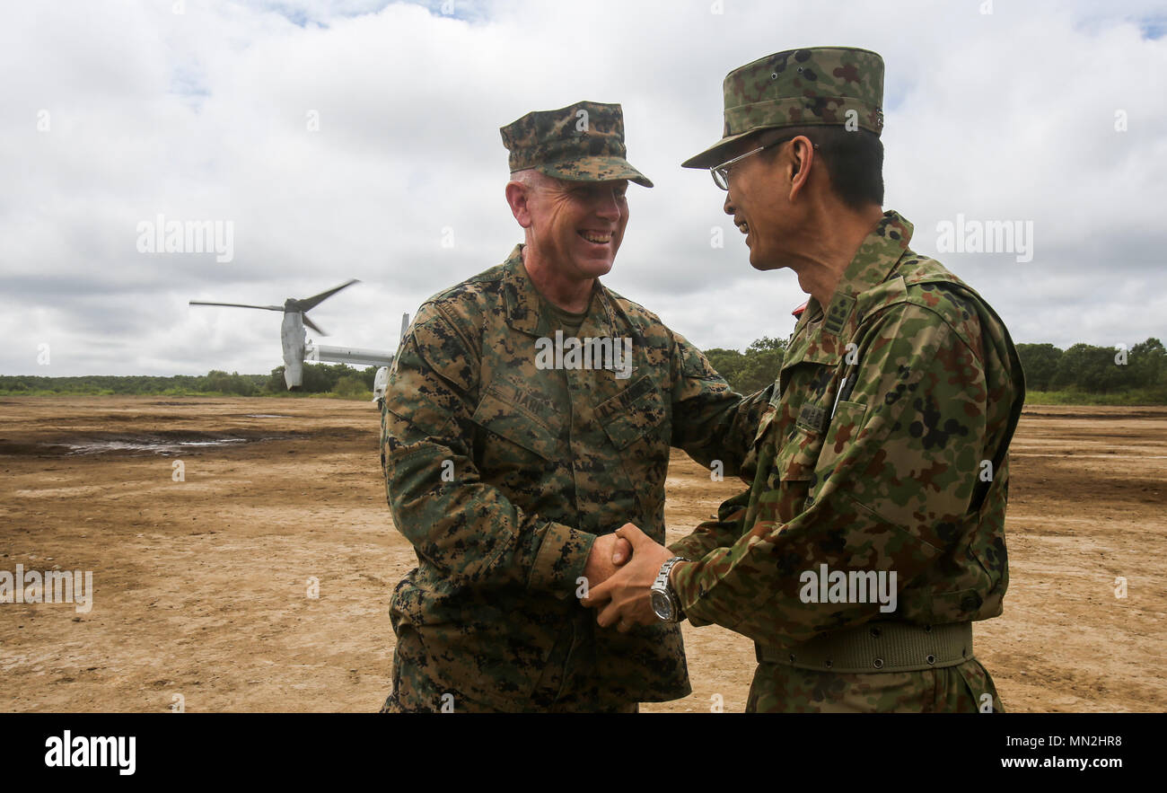 U.S. Marine Corps Col. James Harp, the Marine Air-Ground Task Force ...