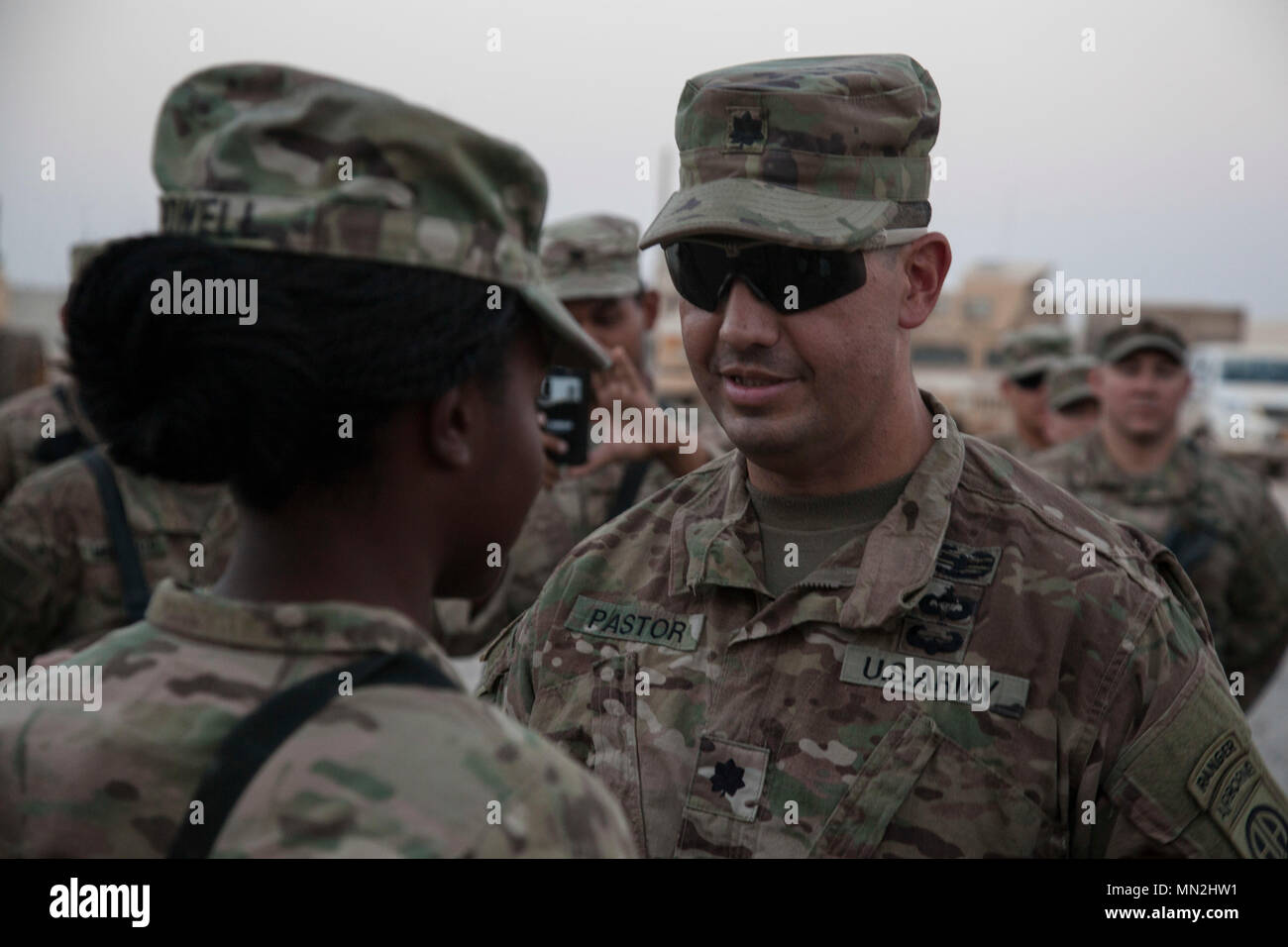 U.S. Army Lt. Col. Sebastian Pastor, deployed in support of Combined ...