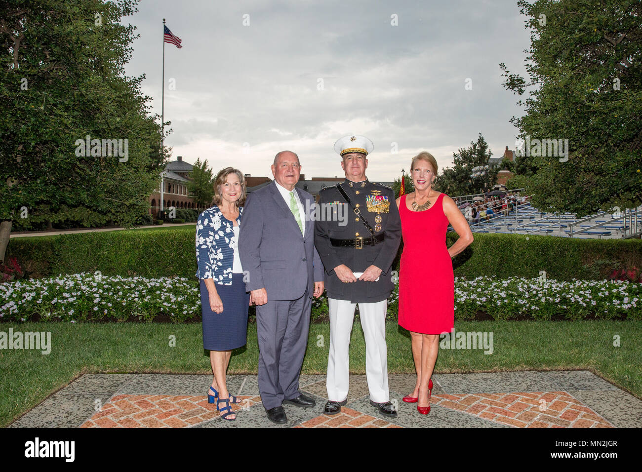From right, Gail Walters, wife of U.S. Marine Corps Gen. Glenn M ...