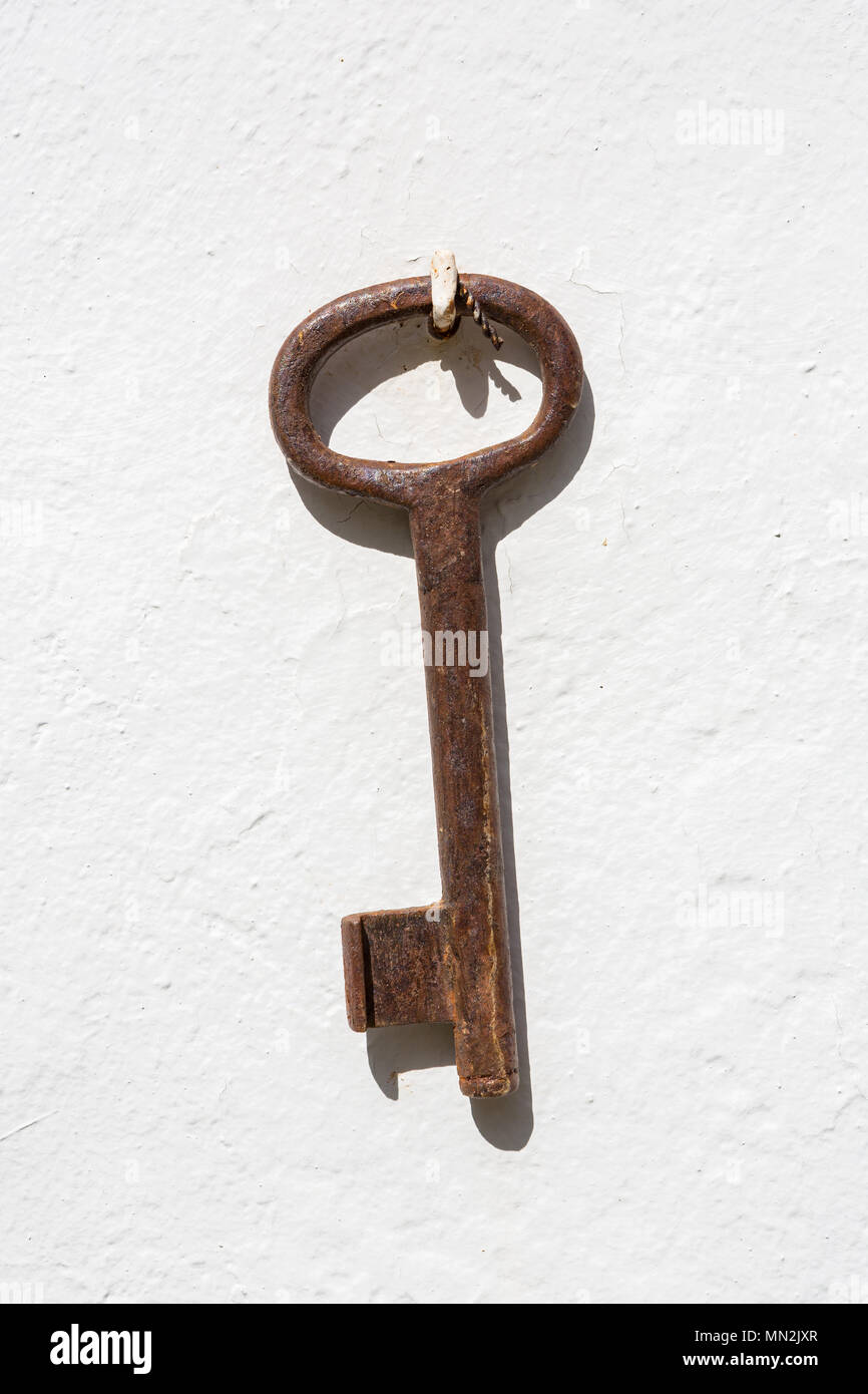One old key wall hanging hi-res stock photography and images - Alamy