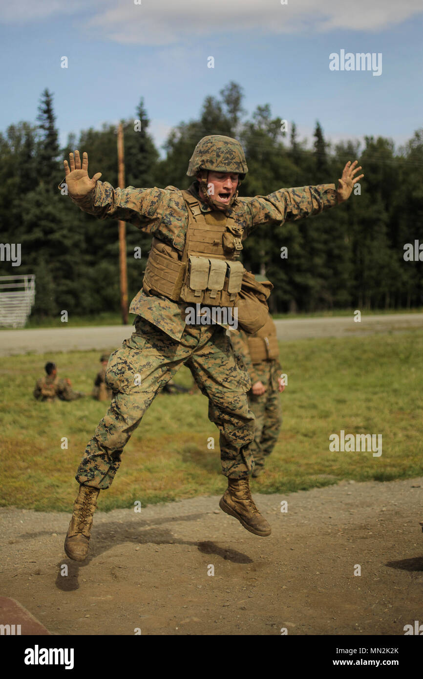 U.S. Marine Corps Sergeant Kelsey with 1st Battalion, 25th Marine ...
