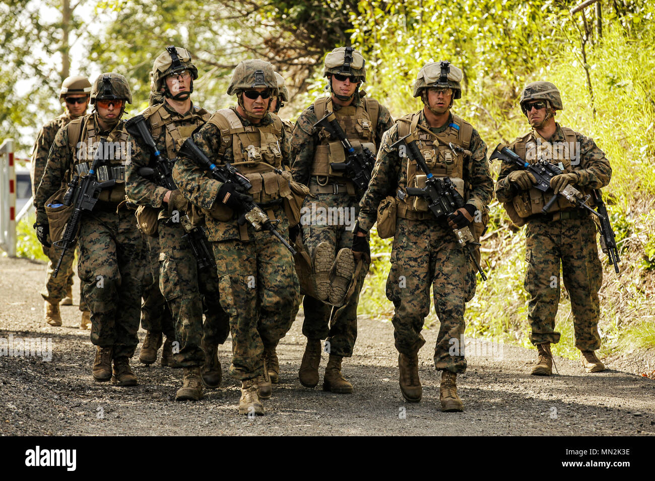 U.S. Marines with Super Squad Competition 1st Squad, out of 1st ...