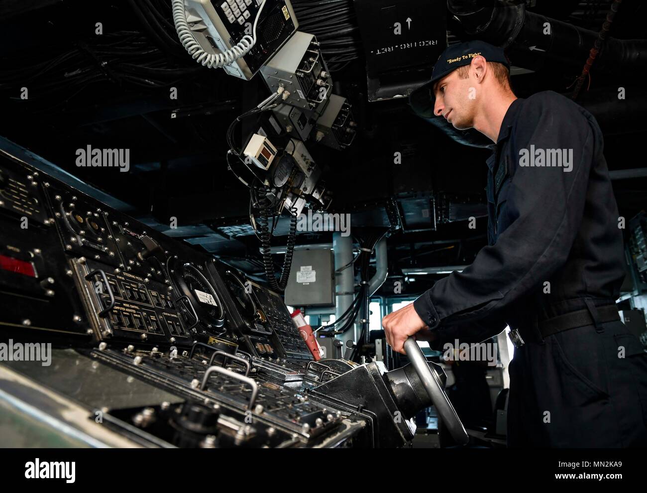 170817-N-UY653-008 MEDITERRANEAN SEA (Aug. 17, 2017) Seaman Chris ...