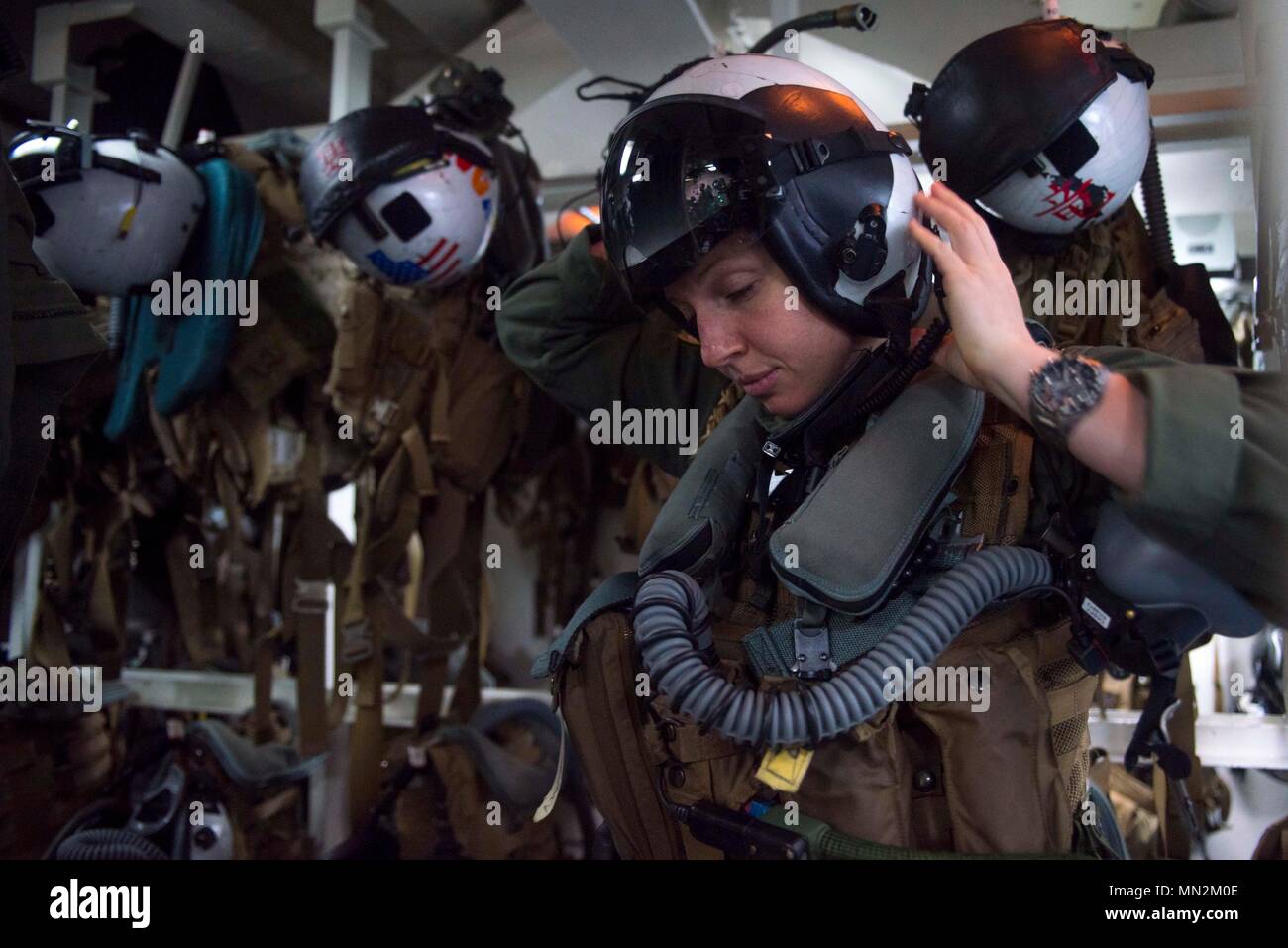 170813-N-TH560-128 CORAL SEA (Aug. 13, 2017) Capt. Kelsey Casey, from ...