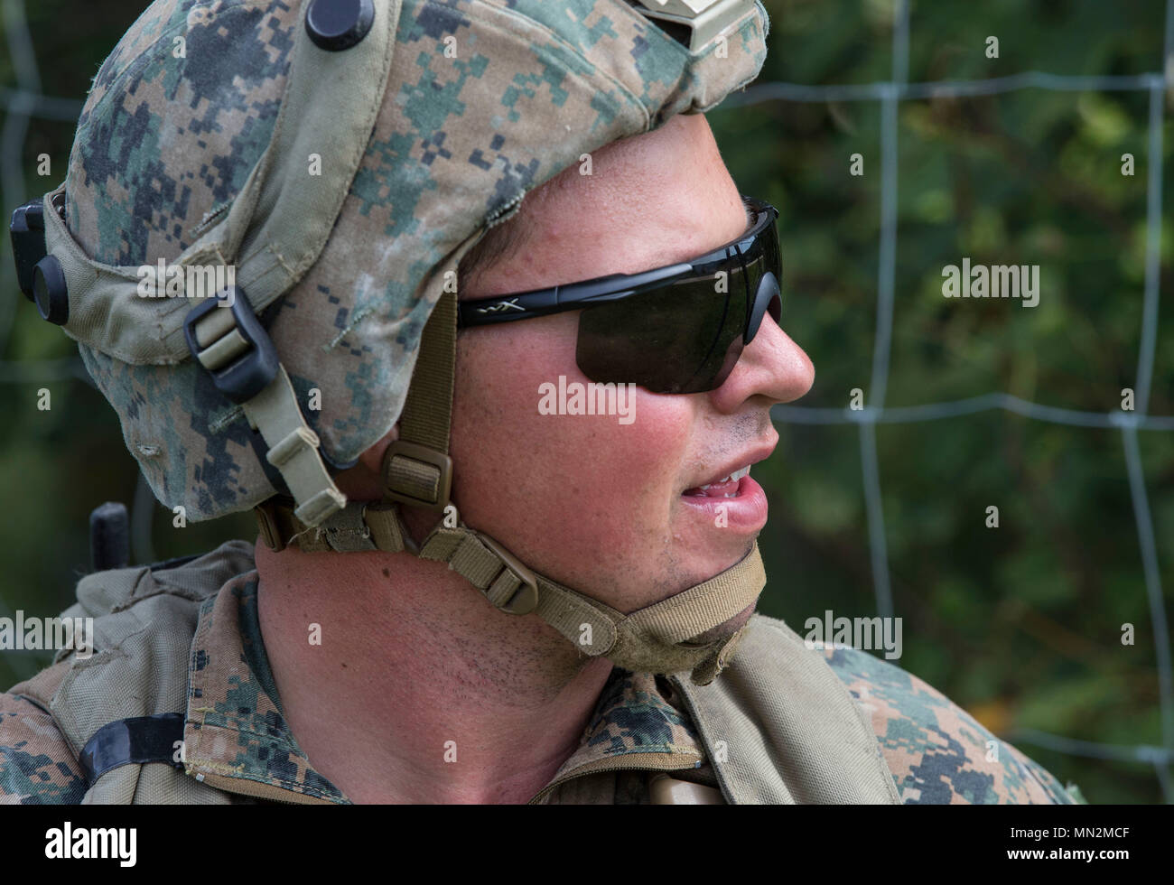 HOHENFELS, Germany -- U.S. Marine Sgt. Robert Vandenburgh, a fire ...
