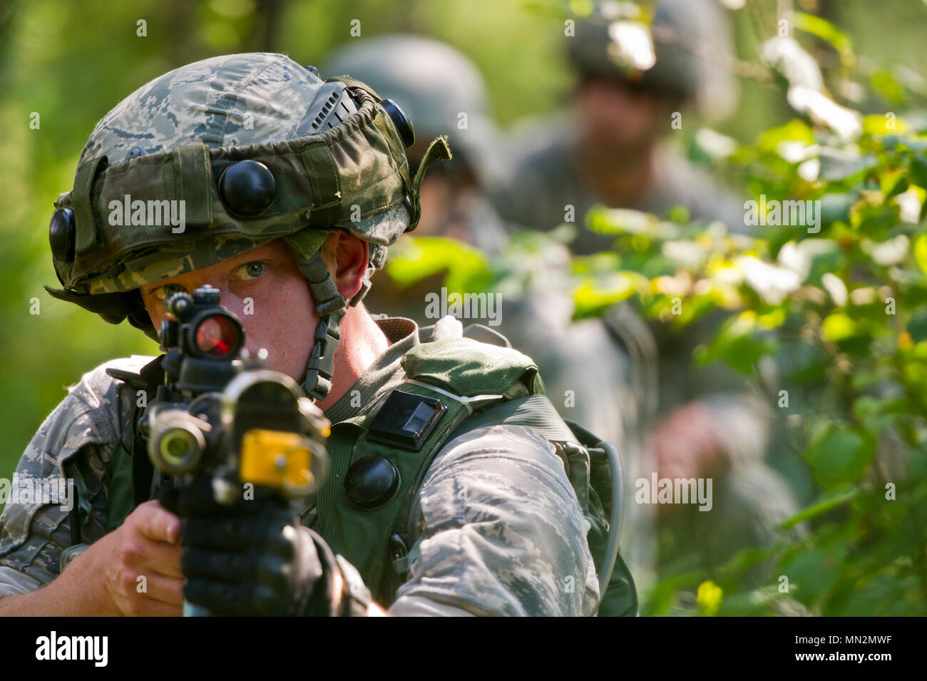 Air Force Reserve Tech. Sgt. Gregory St. Martin of the 434th Security ...