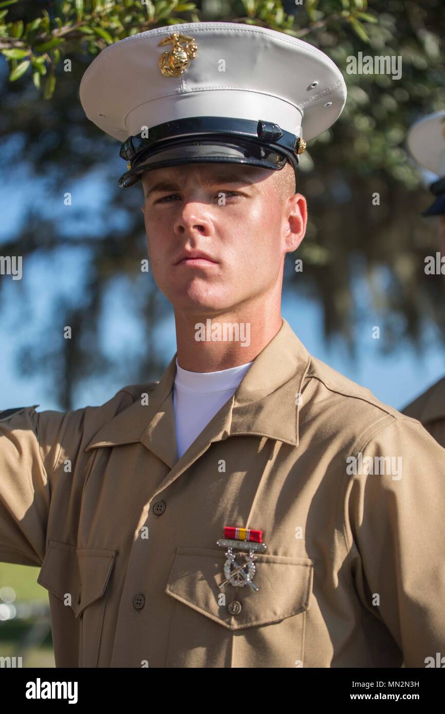 U.S. Marine Corps Pfc. Noah Boswell, honor graduate for Platoon 2057 ...