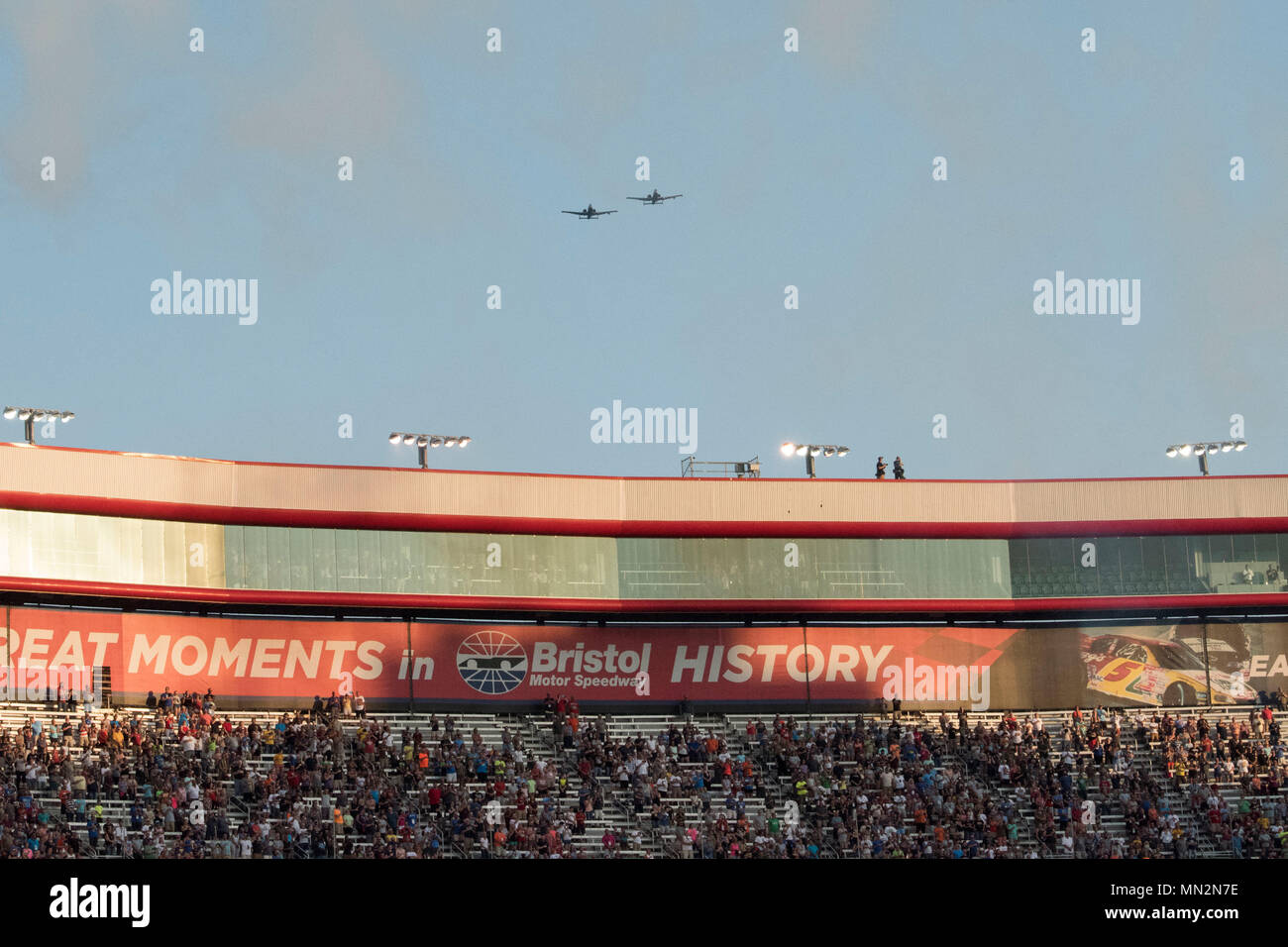 Two A-10C Thunderbolt IIs fly in formation during a flyover Aug. 19 ...