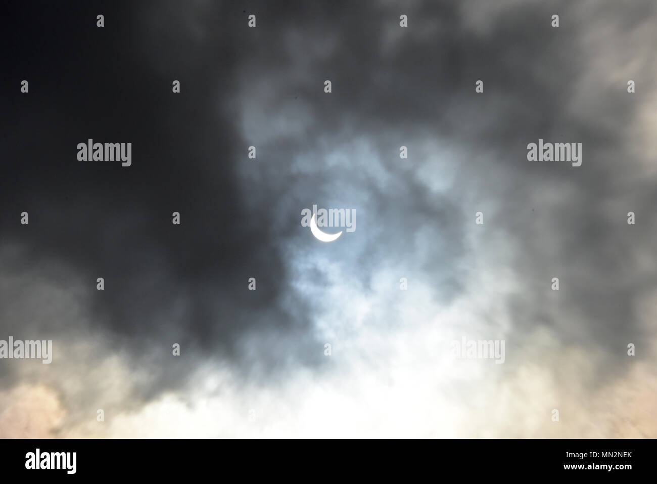 The solar eclipse was viewed by civilians, Soldiers and Airmen of the ...