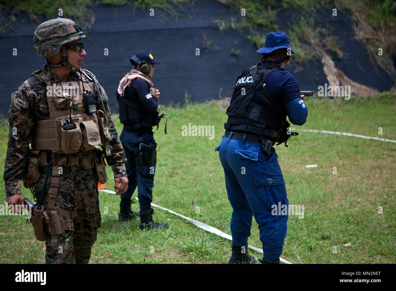 U.S. Marine Sgt. Robert J. Biorde, detachment staff noncommissioned ...