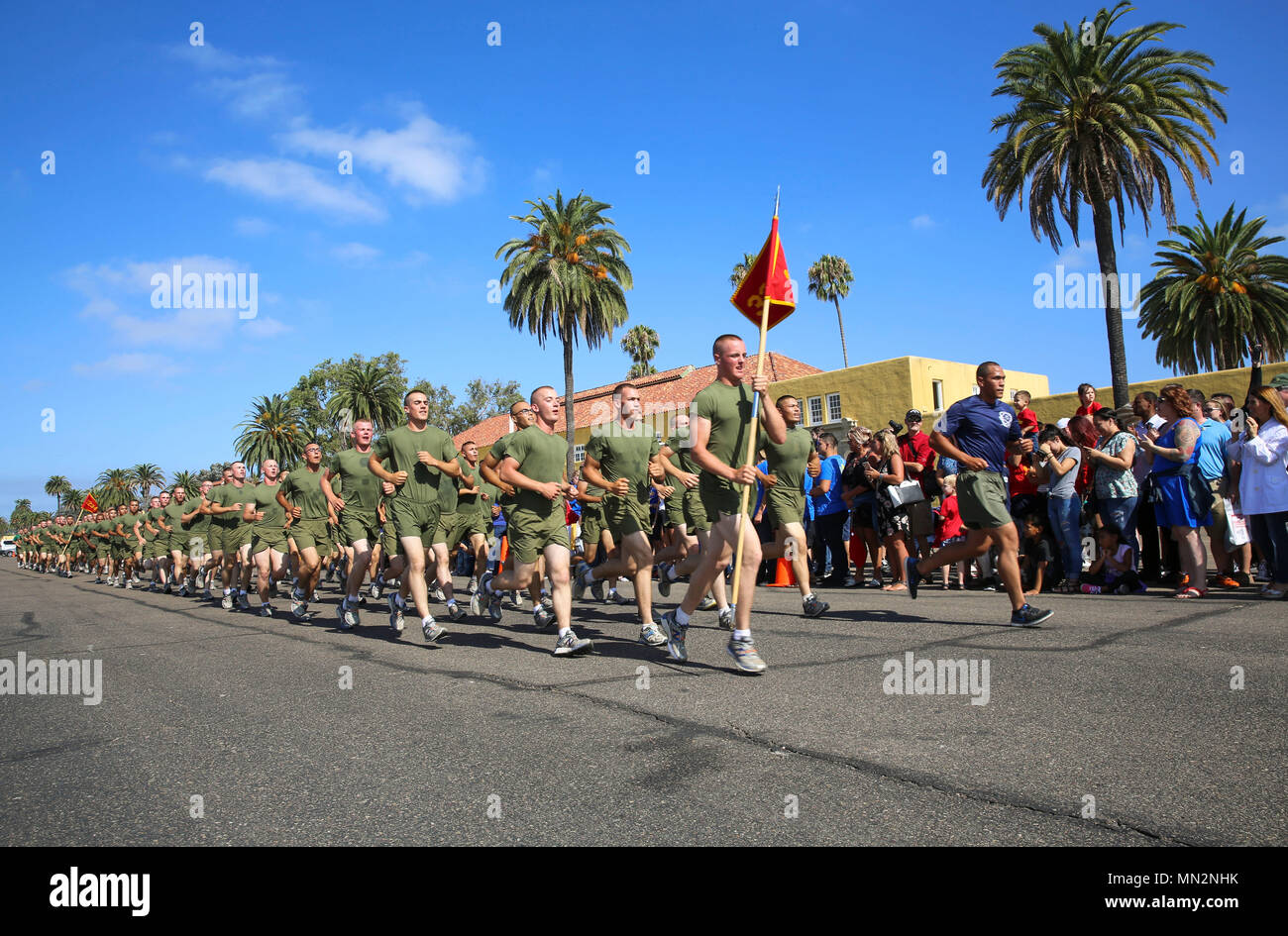 The new Marines of Kilo Company, 3rd Recruit Training Battalion ...