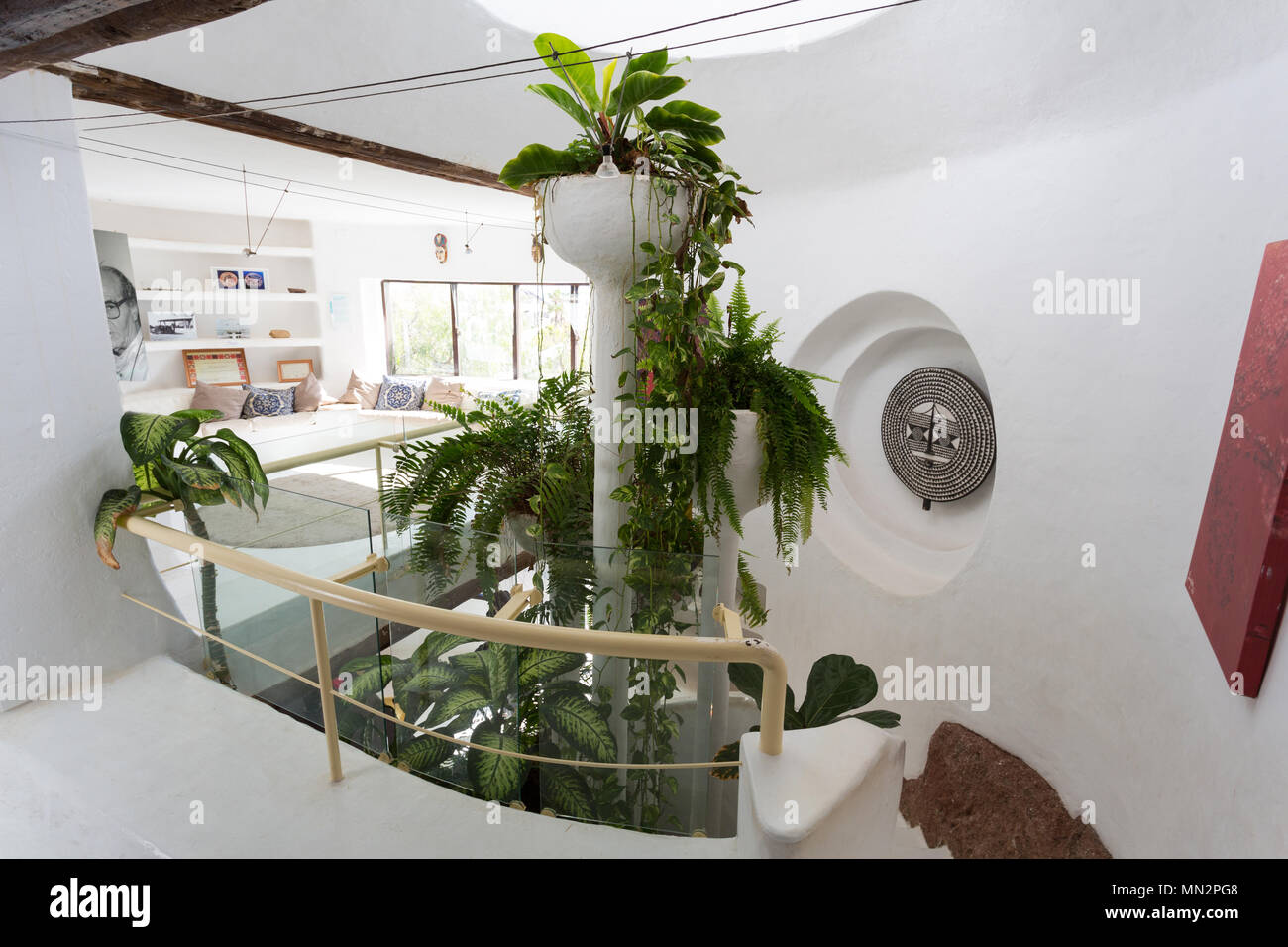 LAGOMAR MUSEUM, LANZAROTE, CANARY ISLANDS, SPAIN: Interior of the ...