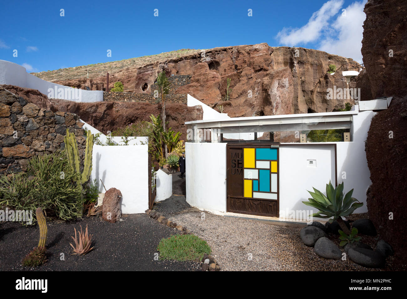 LAGOMAR MUSEUM, LANZAROTE, CANARY ISLANDS, SPAIN: Entrance to the ...