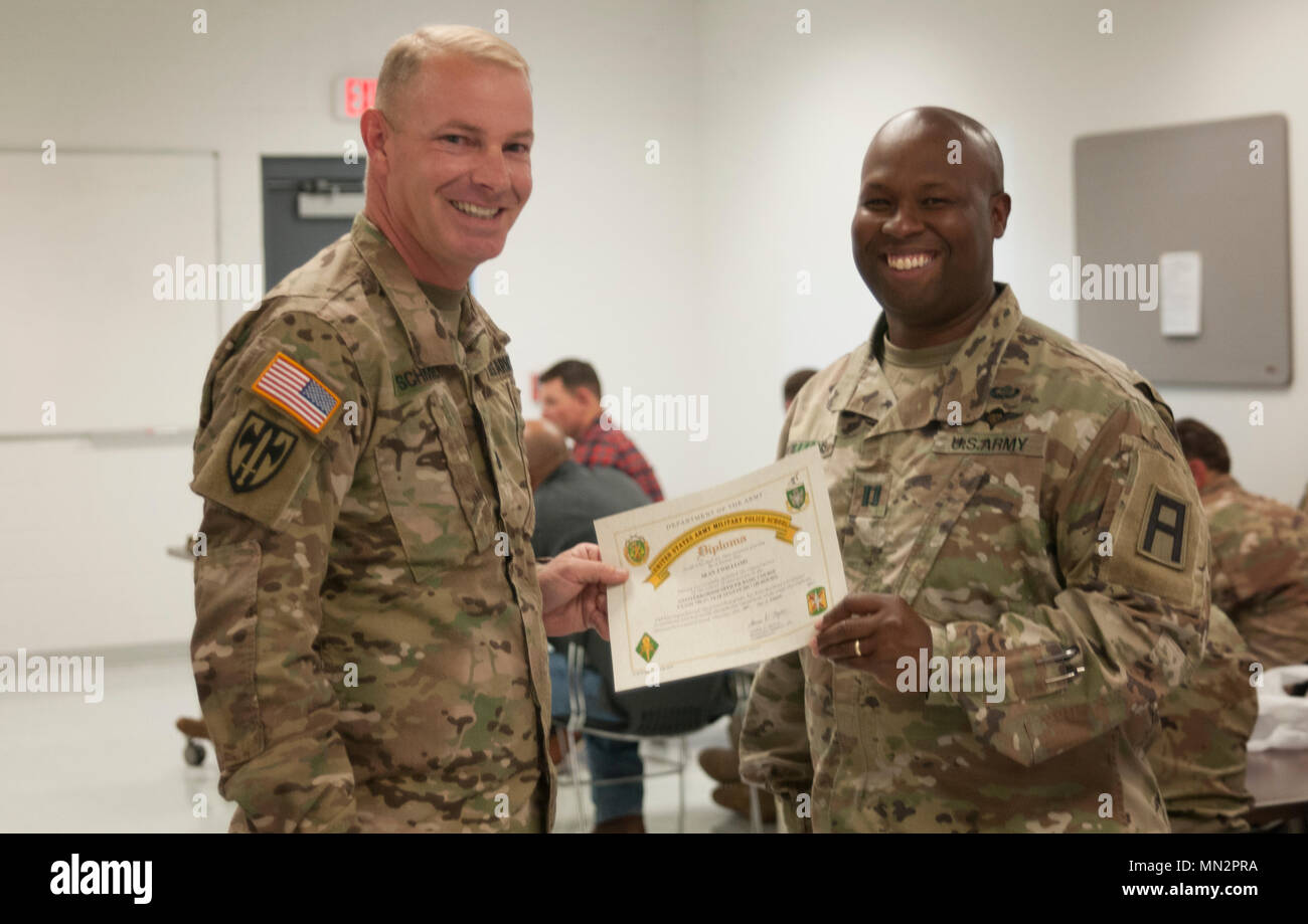 Lt. Col. Martin D. Schmidt, 3rd Infantry Division provost marshal ...