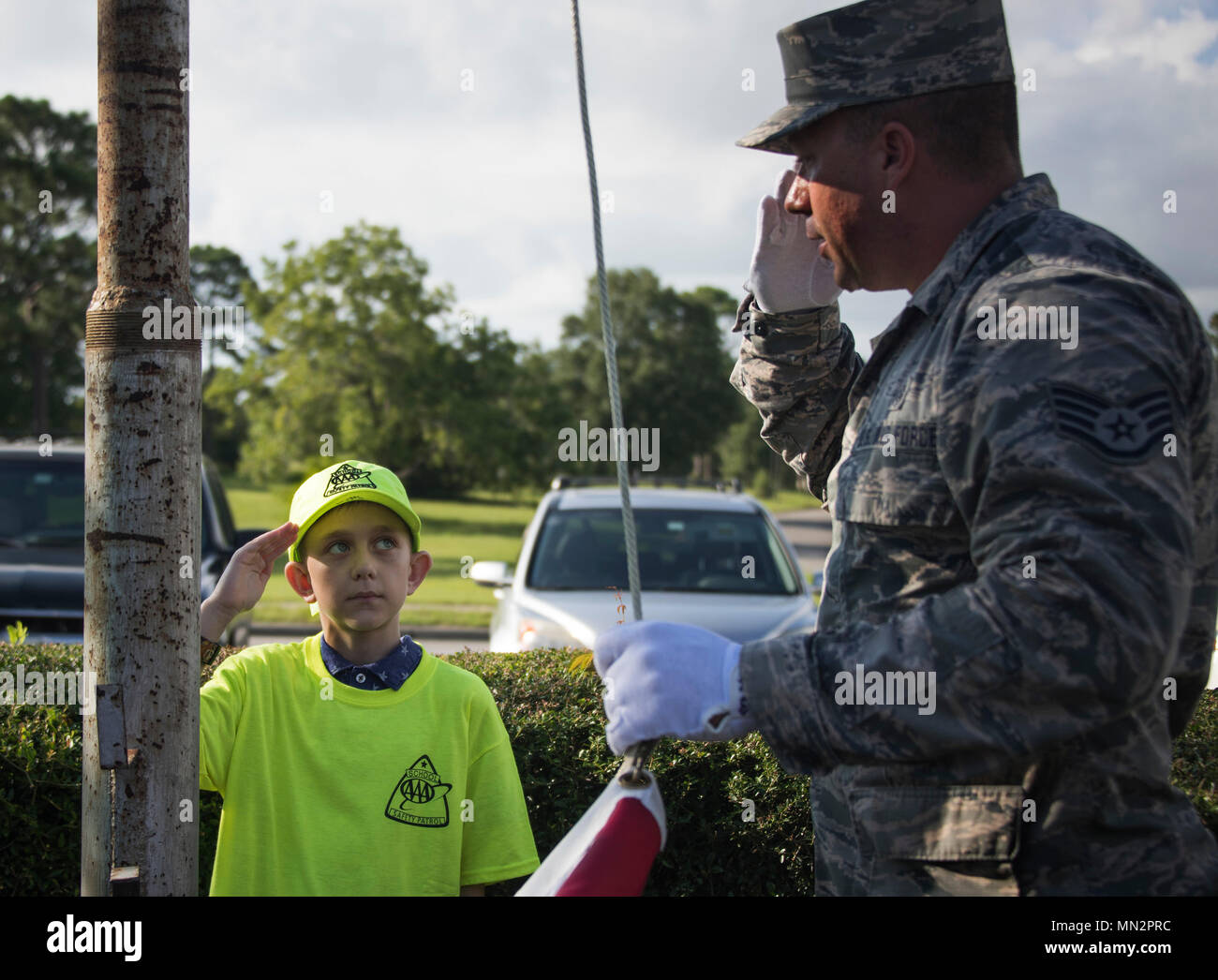 Staff Sgt. Michael Stanolevich, 96th Medical Group Honor Guardsman ...