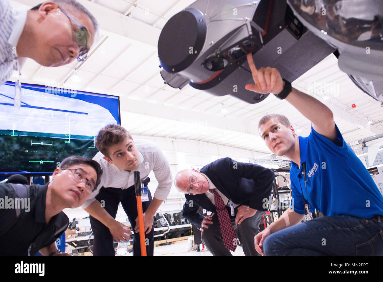 Aerospace engineers from the U.S. Army Research Laboratory at Aberdeen ...