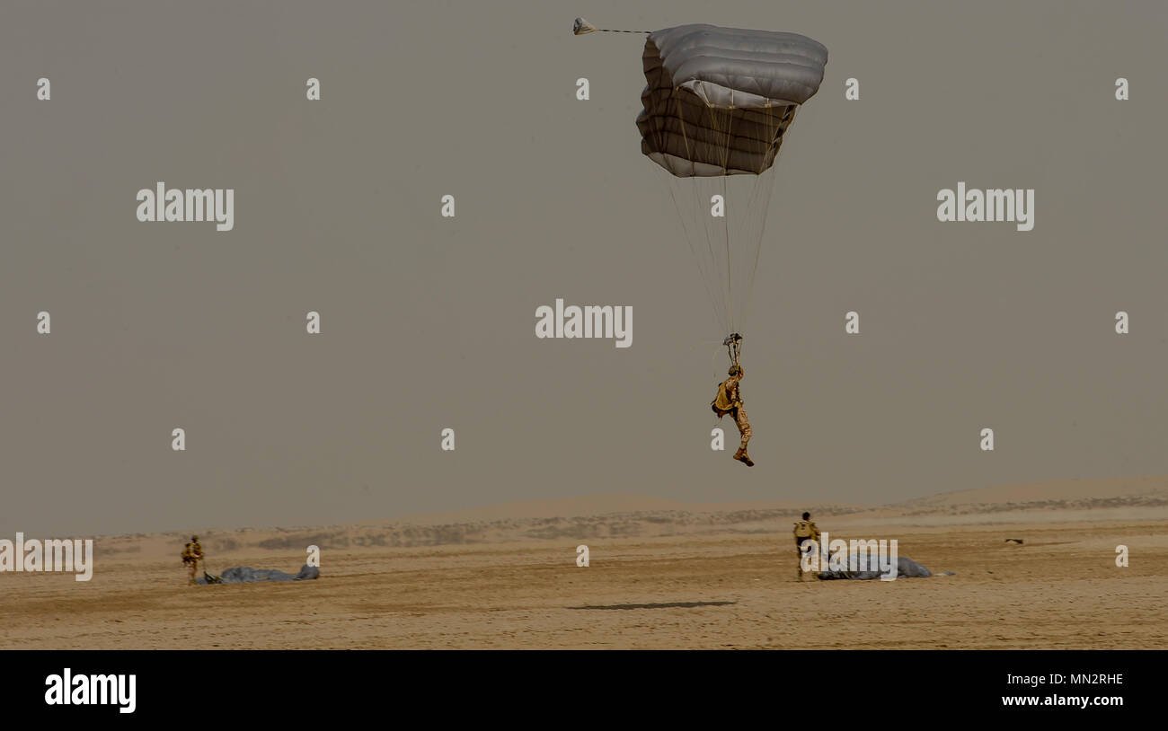 Service members from the U.S. and Qatari Armed Forces conducted a ...