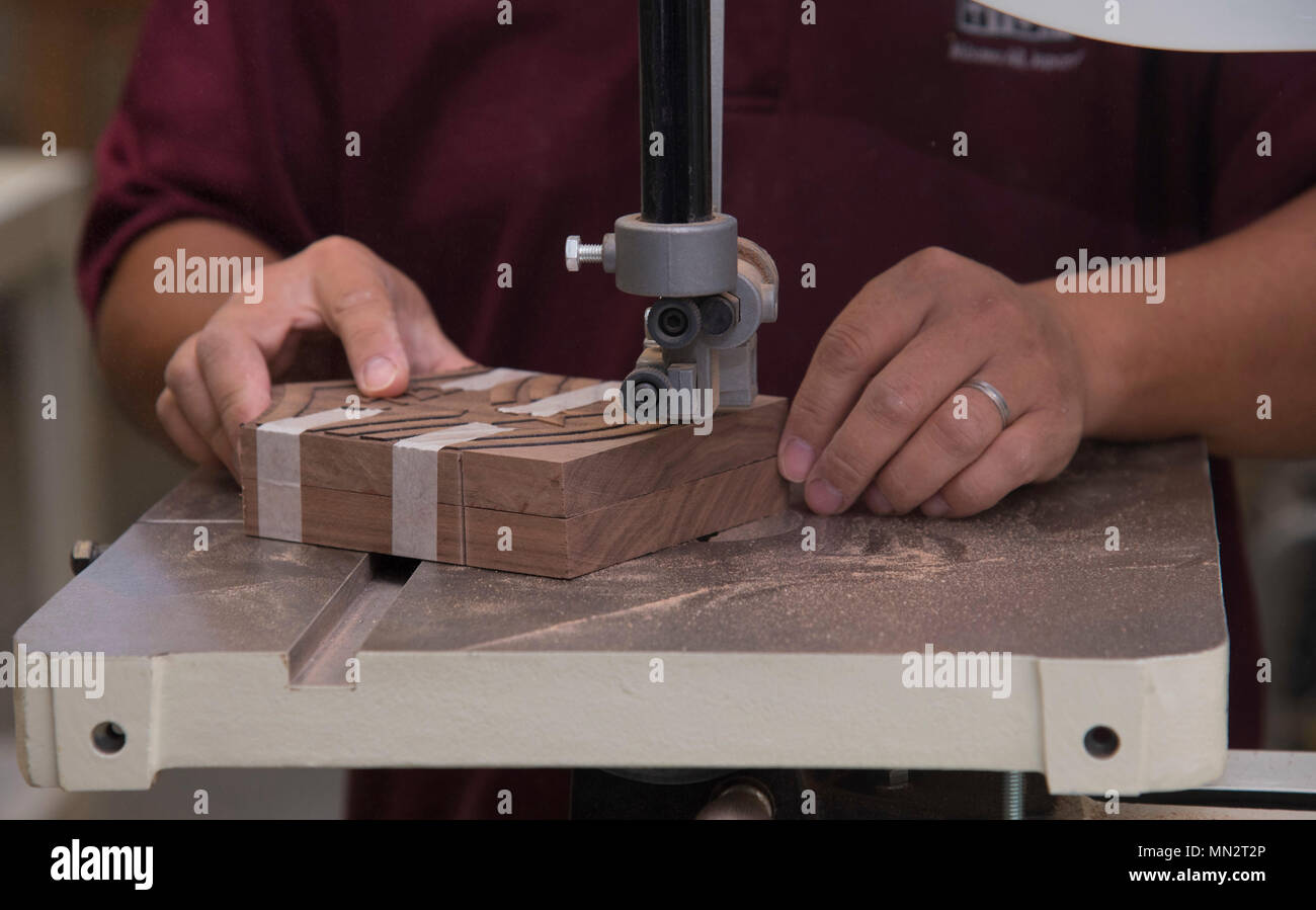 Yutaka Kashiwazaki, a 35th Force Support Squadron woodshop master ...