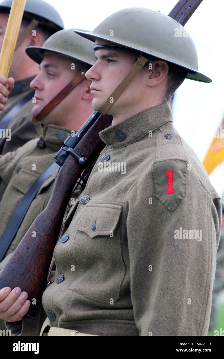 A member of the Commanding General’s Mounted Color Guard, dressed in ...