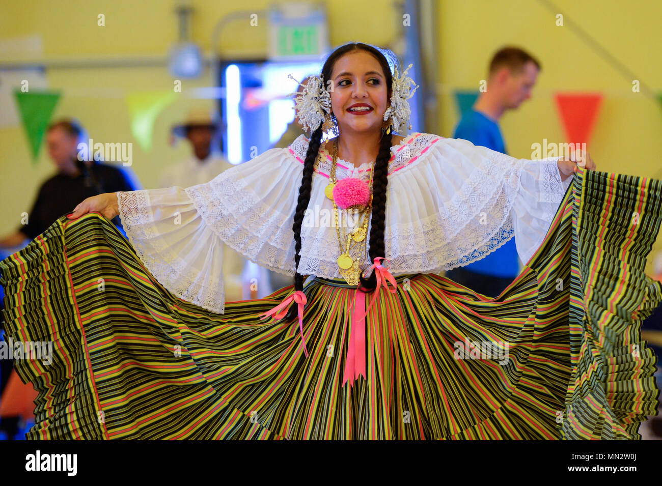 SCHRIEVER AIR FORCE BASE, Colo. -- A Panamanian Mexican Dancers group ...