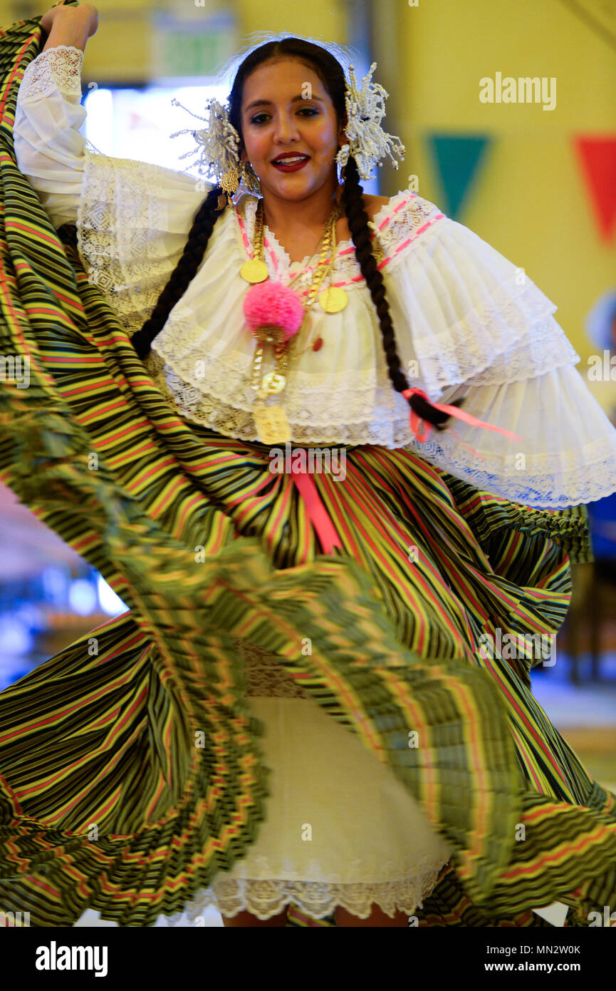 SCHRIEVER AIR FORCE BASE, Colo. -- A Panamanian Mexican Dancers group ...