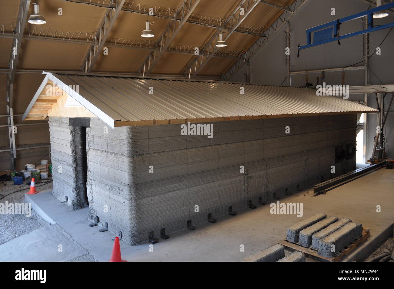 Automated construction of expeditionary structures printer hi-res stock ...