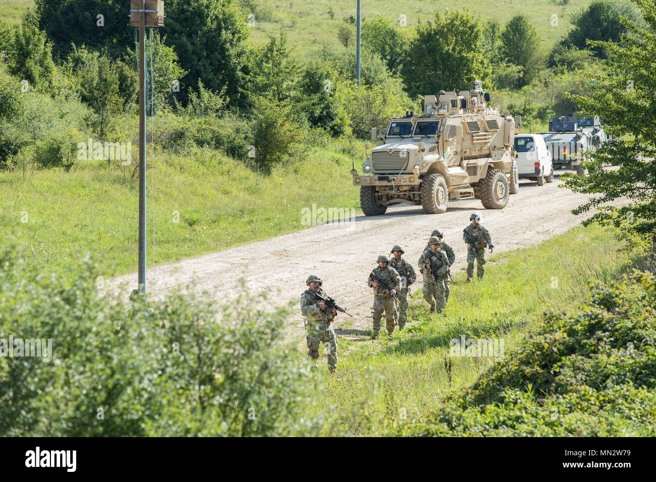 HOHENFELS, Germany - U.S. Marines with 6th Air Naval Gunfire Liaison ...