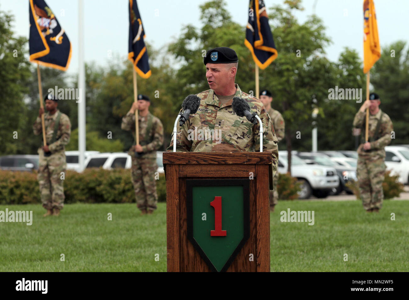 Maj. Gen. Joseph Martin, 1st Infantry Division and Fort Riley ...