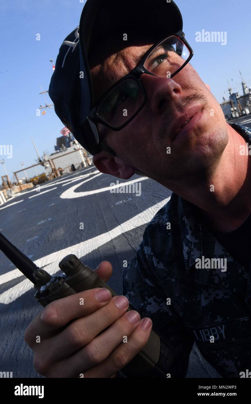 170822-N-FP878-015 NAVAL STATION ROTA, Spain (Aug. 22, 2017) Fire ...