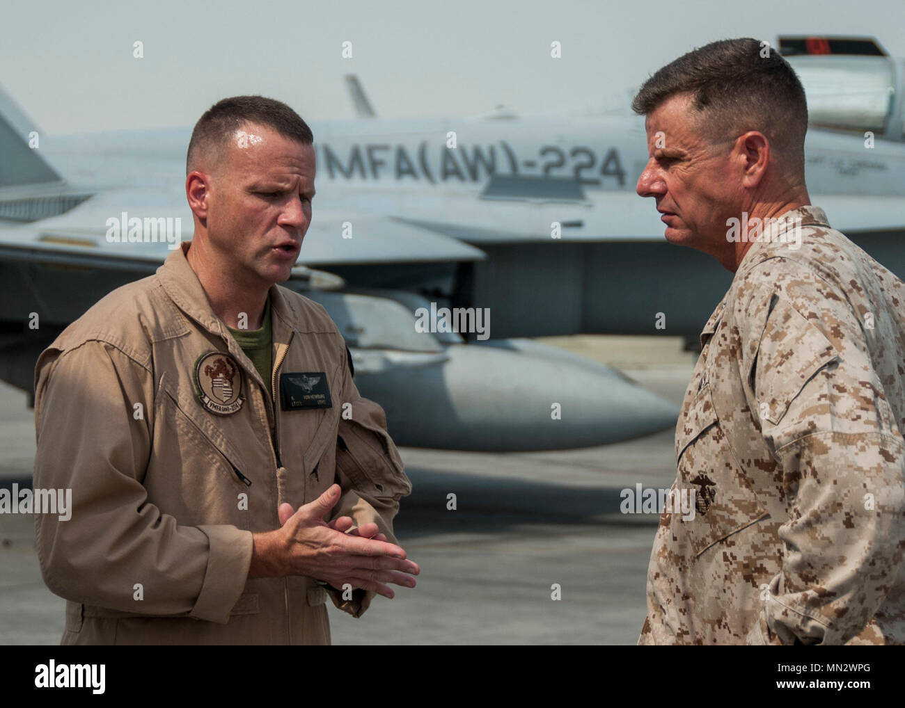 U.S. 5TH FLEET AREA OF OPERATIONS (Aug. 17, 2017) U.S. Marine Lt. Gen ...