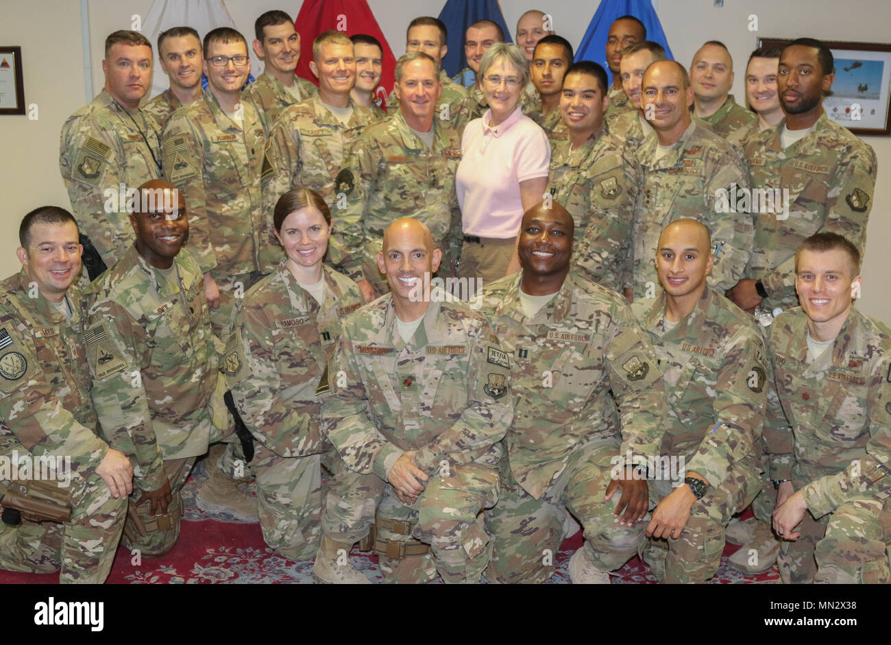 (Center left) Brig. Gen. Andrew A. Croft, deputy commanding general ...