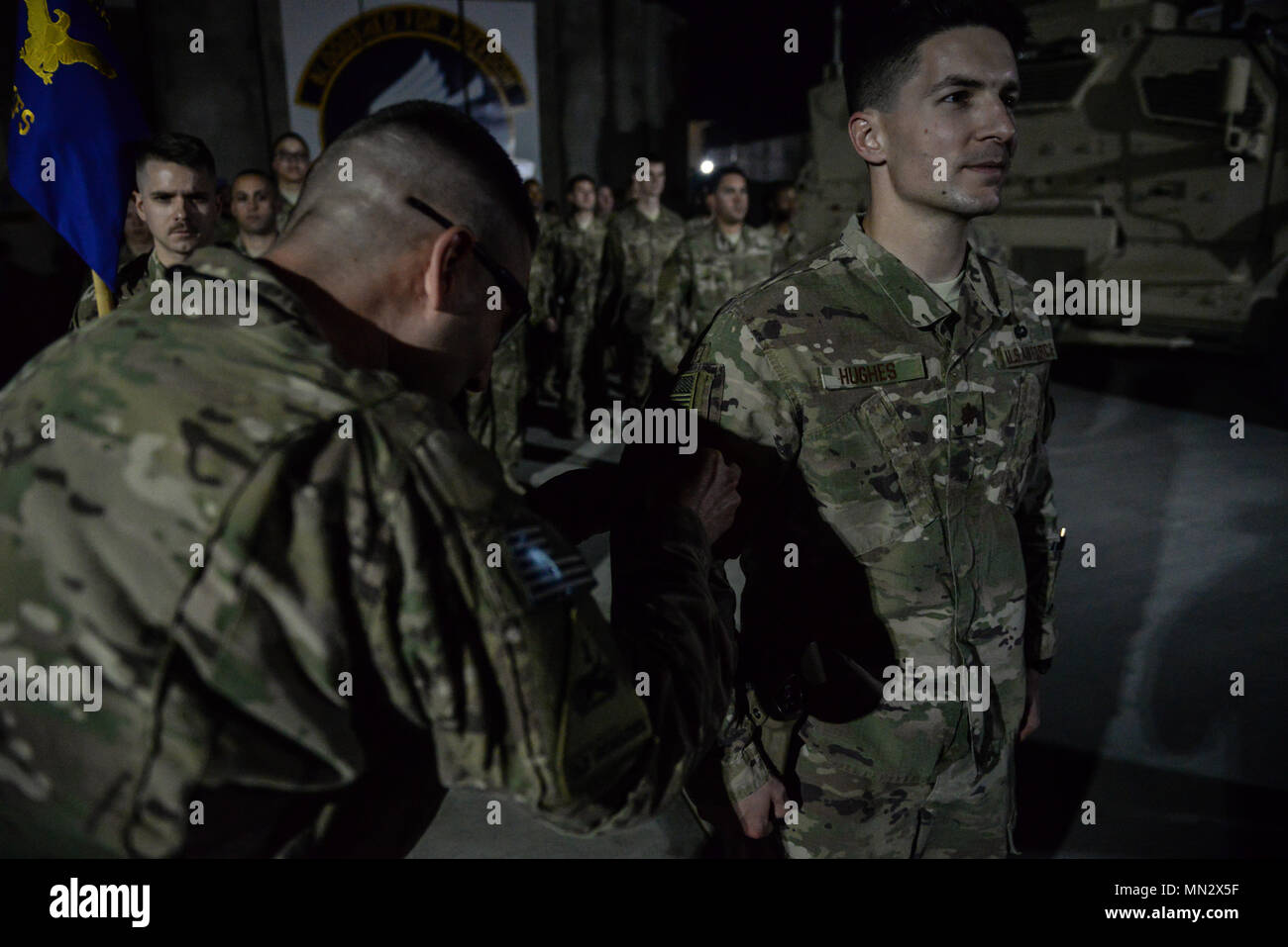 Maj. Tyler Hughes, 455th Expeditionary Security Forces Squadron ...
