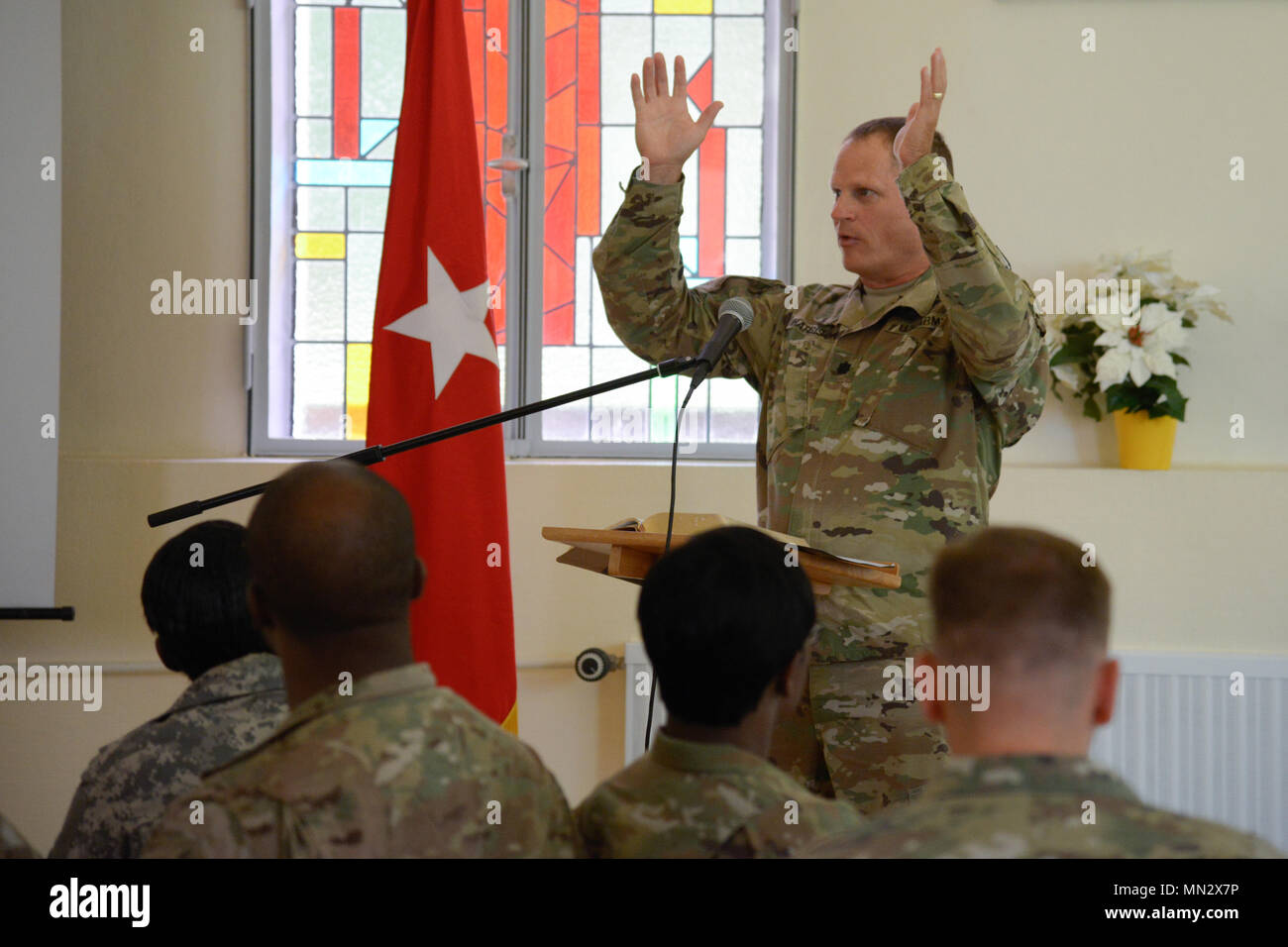 Lt. Col. Bill Harrison, U.S. Army Europe Operations and Plans Chaplain ...