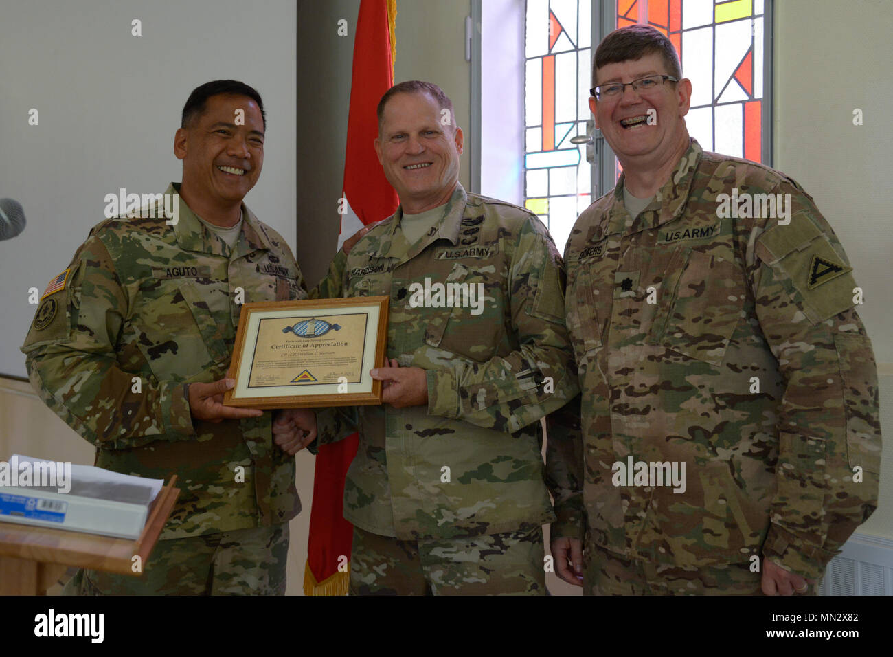 Brig. Gen. Antonio Aguto (left), Commanding General of the 7th Army ...
