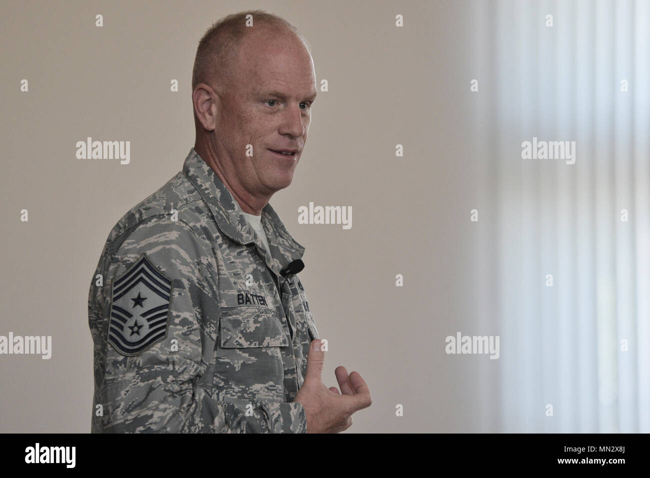 Chief Master Sgt. Frank H. Batten III, command chief, Air Combat ...
