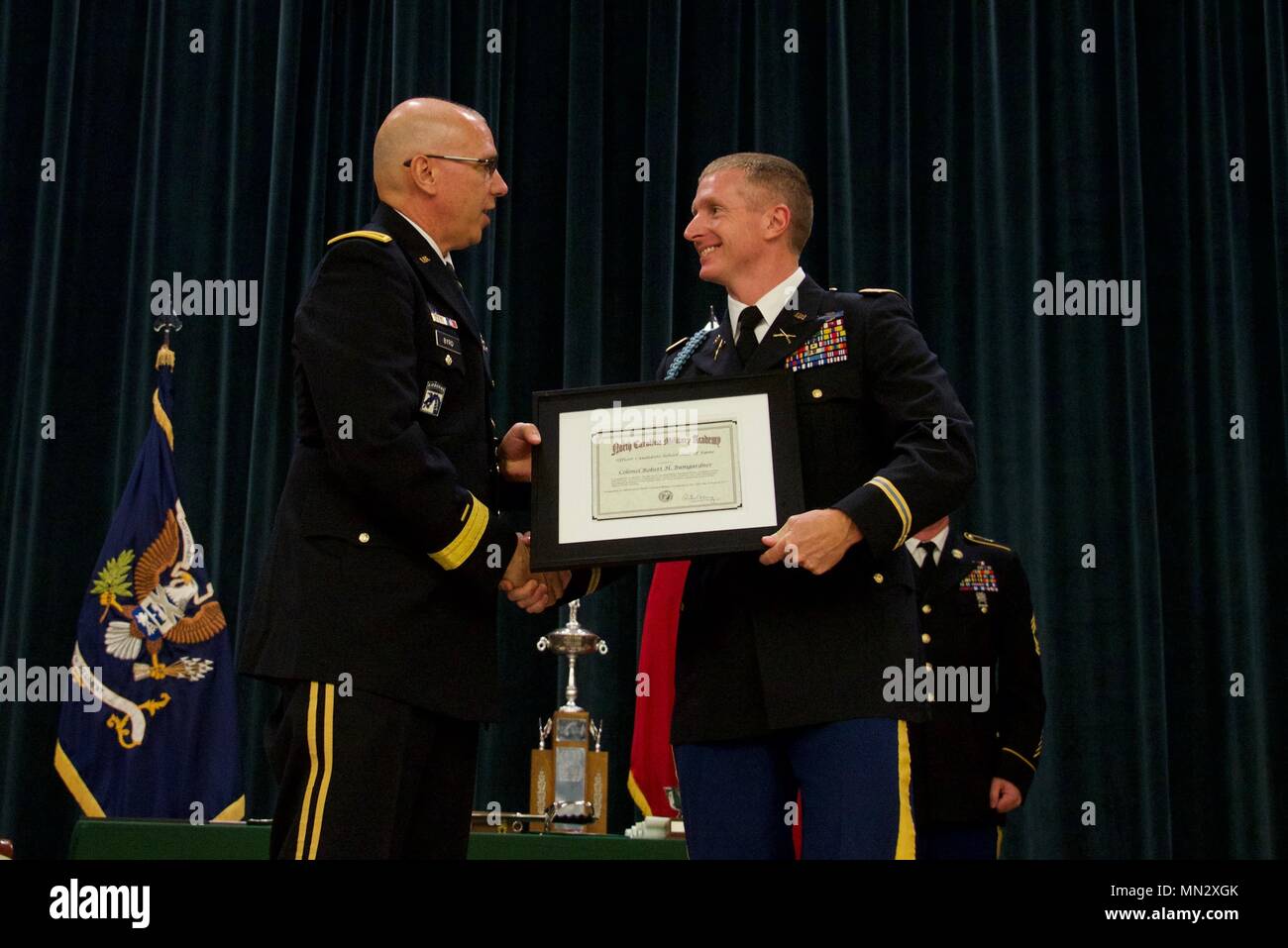 FORT BRAGG, N.C. - Col. Robert H. Bumgardner (right), commander of the ...